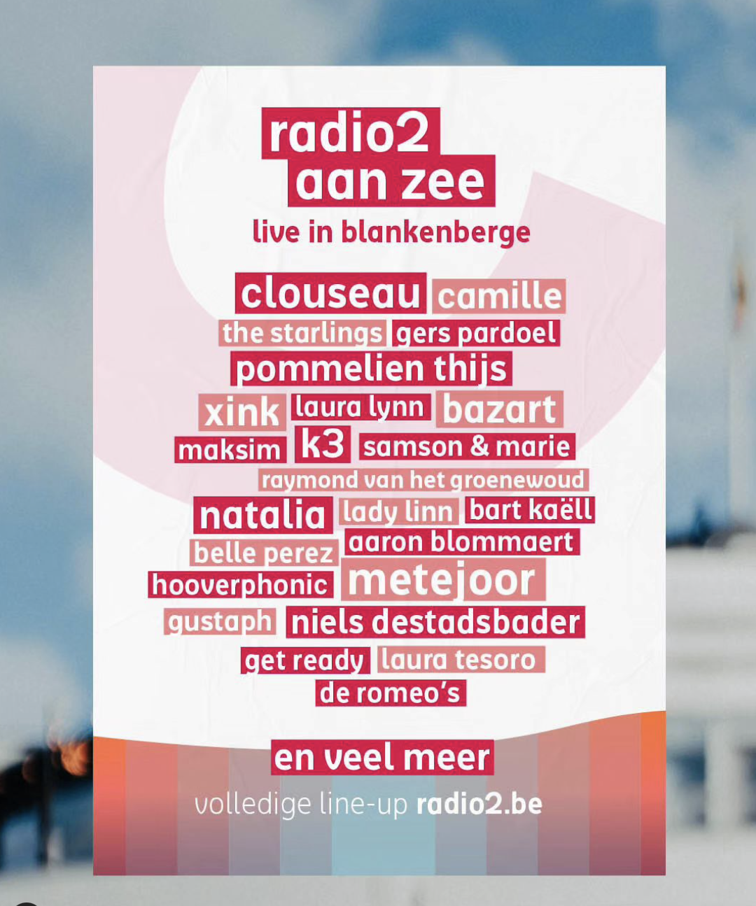 Radio 2 aan Zee in Blankenberge | Showbizzplaza
